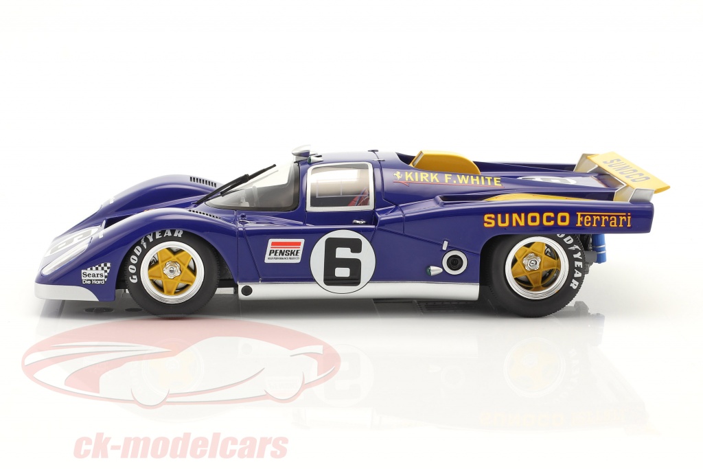 CMR 1:18 Ferrari 512M Sunoco #6 3rd 24h Daytona 1971 Donohue, Hobbs ...