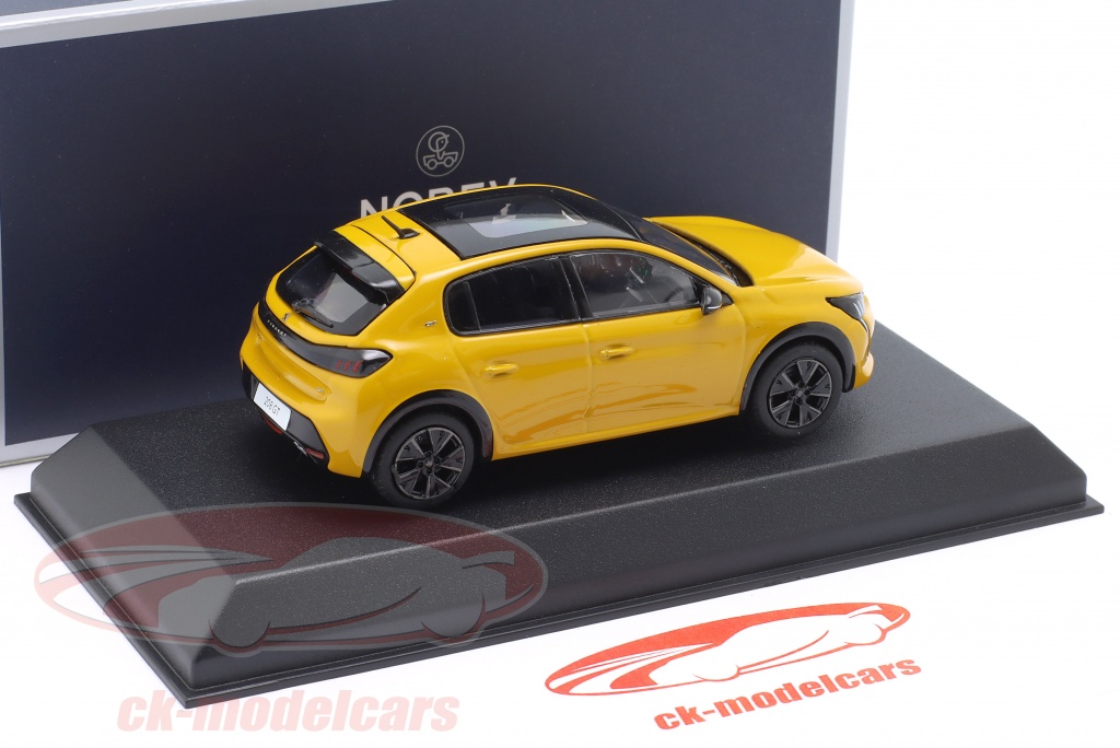 Norev 1:43 Peugeot 208 GT Pack year 2022 faro yellow 472835 model car ...