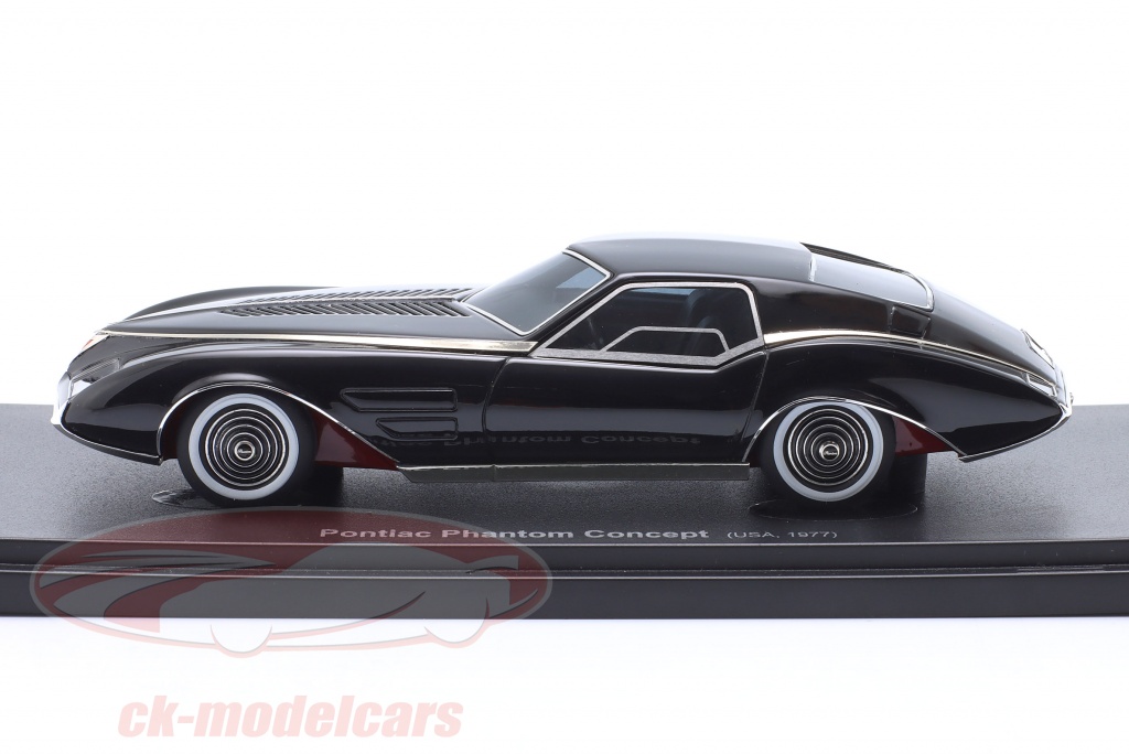 AutoCult 1:43 Pontiac Phantom Concept Car 建設年 1977 黒 60078 モデル 車 60078