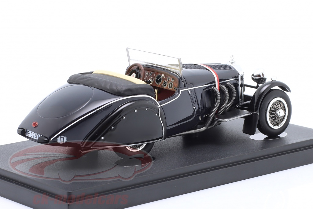 AutoCult 1:43 Mercedes-Benz SSK Gläser Année de construction 1931 noir ...