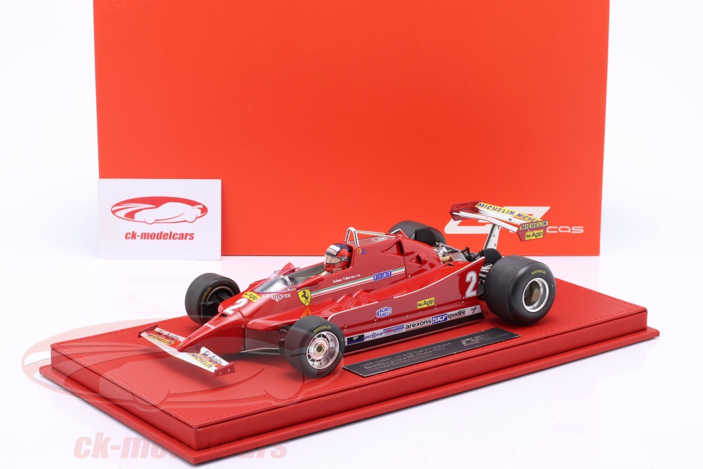 GP Replicas 1:18 G. Villeneuve Ferrari 126C #2 训练 意大利语 GP 公式 1 1980 ...