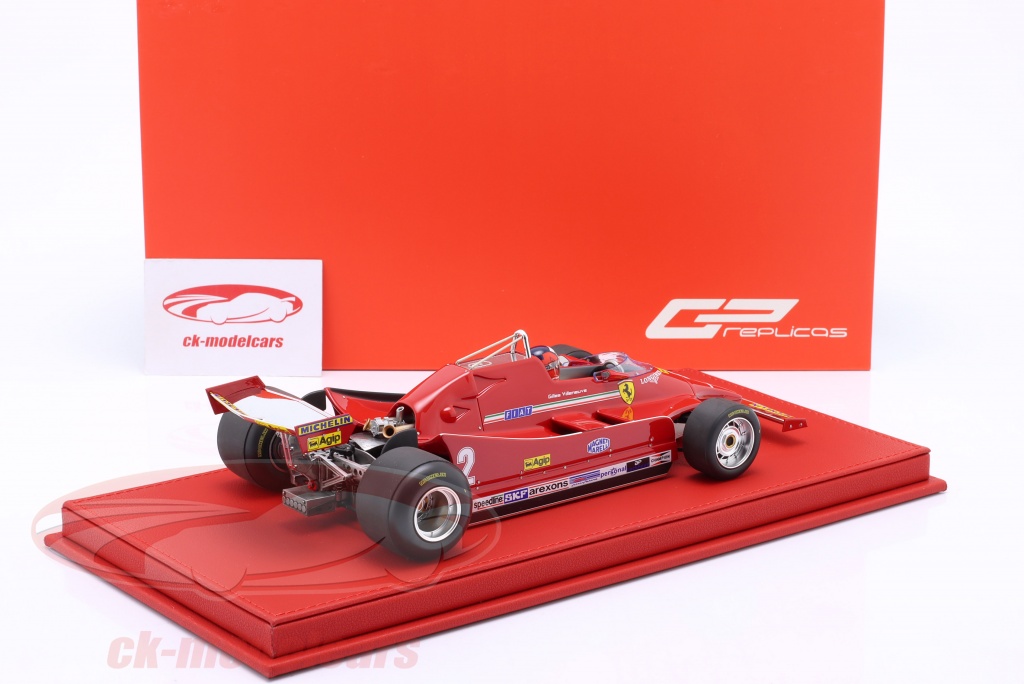 GP Replicas 1:18 G. Villeneuve Ferrari 126C #2 训练 意大利语 GP 公式 1 1980 ...