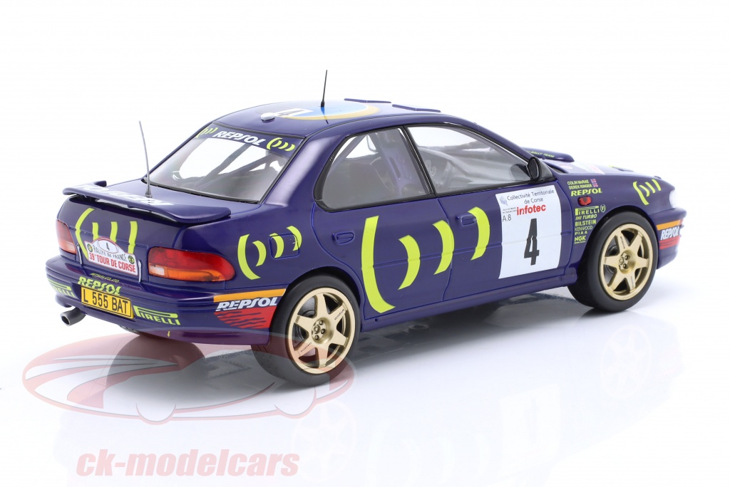 Ixo 1:24 Subaru Impreza 555 #4 5° Rallye Tour de Corse 1995 McRae ...
