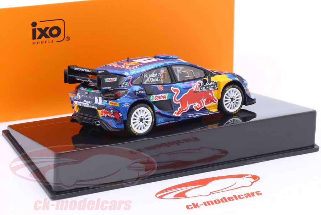 Ixo 1:43 Ford Puma Rally1 #7 Rallye Monte Carlo 2023 Loubet, Gilsoul ...