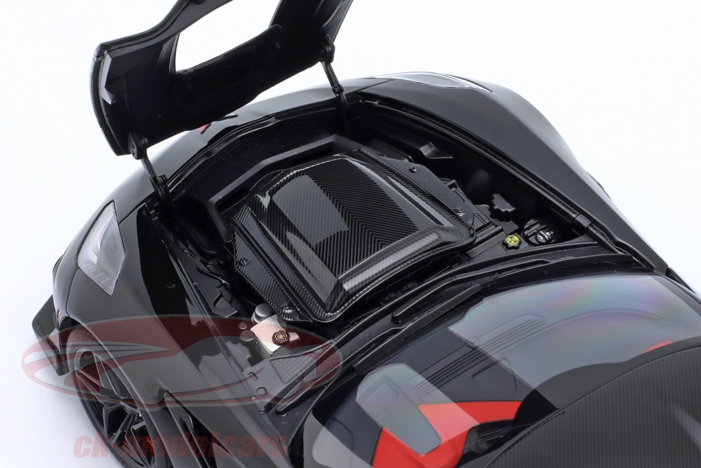 AUTOart 1:18 Chevrolet Corvette C7 ZR1 Bouwjaar 2019 zwart 71276 model ...