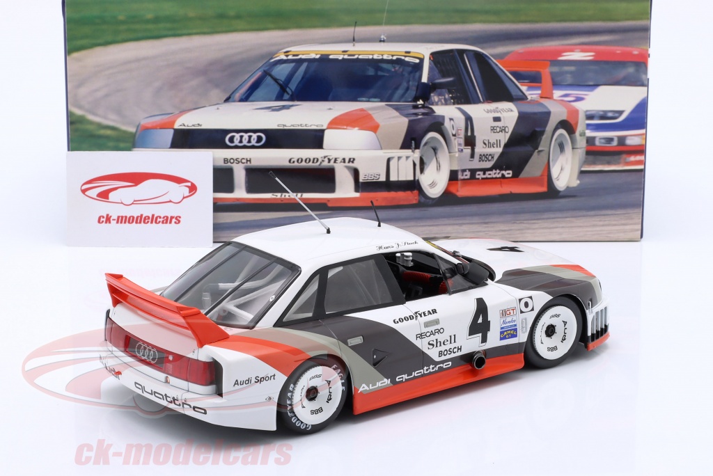 WERK83 1:18 Audi 90 IMSA GTO #4 2nd Place Portland IMSA 1989 H.J. Stuck ...