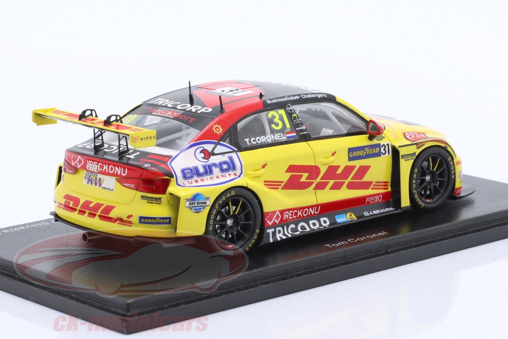Spark 1:43 Audi RS 3 LMS TCR #31 勝者 走る 2 WTCR スロバキア 2020 T. Coronel S8969 モデル 車 S8969 9580006989697