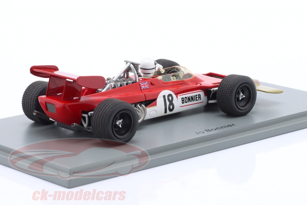 Spark 1:43 Joakim Bonnier Lotus 63 #18 British GP formula 1 1969 S6353 ...