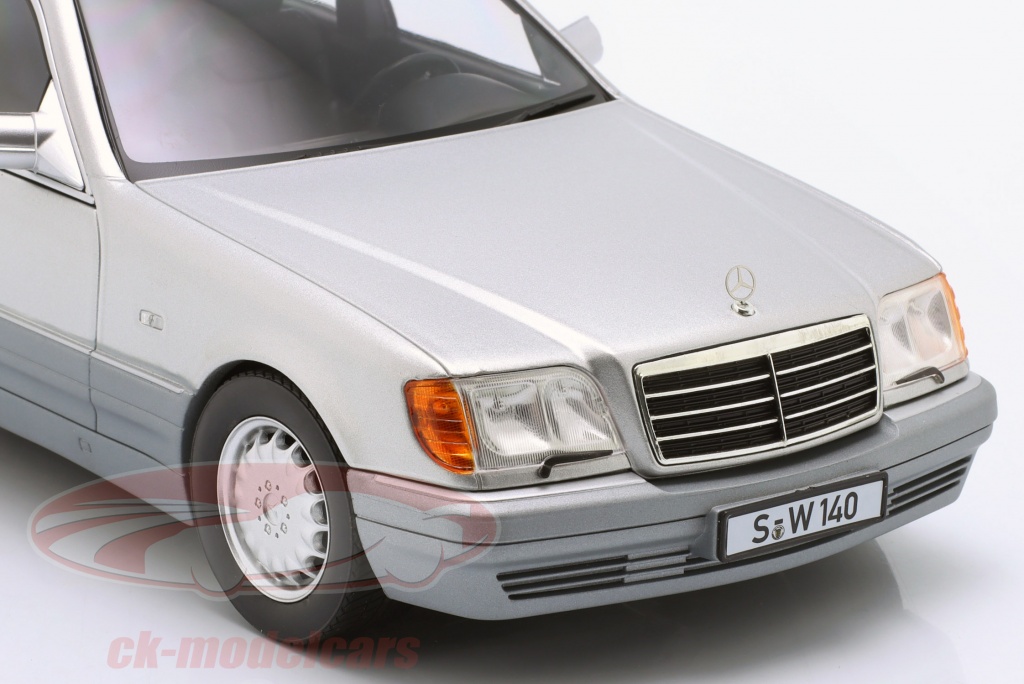 iScale 1:18 Mercedes-Benz S500 (W140) Año de construcción 1994-98 plata brillante / Gris 2da ...