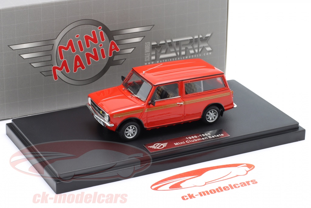 Matrix 1:43 Mini Clubman Estate Anno di costruzione 1969-1980 rosso ...
