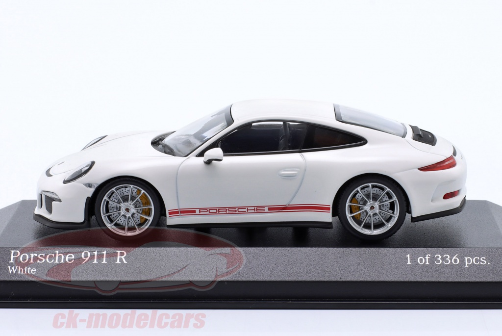 Minichamps 1:43 Porsche 911 (991) R 年 2016 ホワイト 410066221 モデル 車 410066221 4012138140677