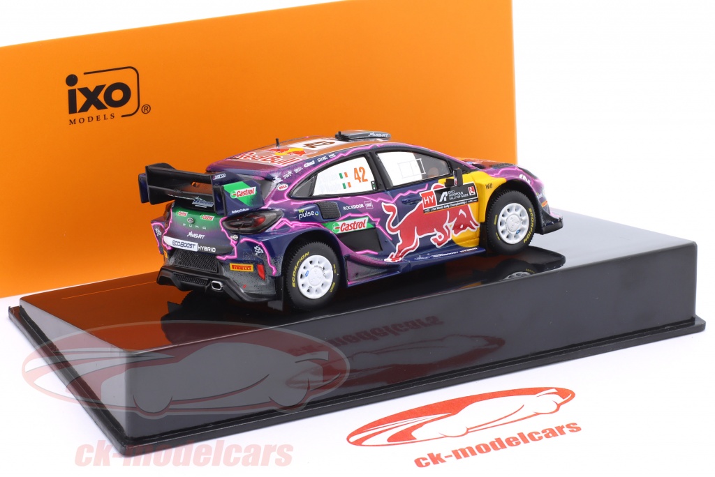 Ixo 1:43 Ford Puma Rally1 #42 第五名 Acropolis Rallye 2022 Breen, Nagle ...