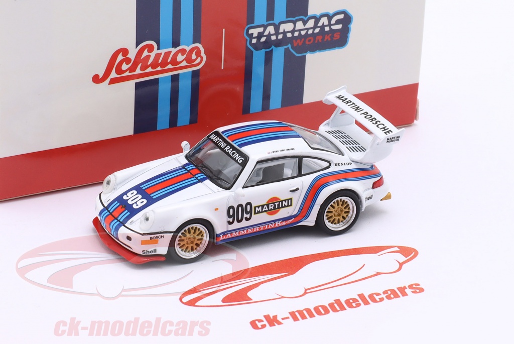 Tarmac Works 1:64 Porsche 911 RSR #909 Martini Racing / Schuco T64S-003 ...