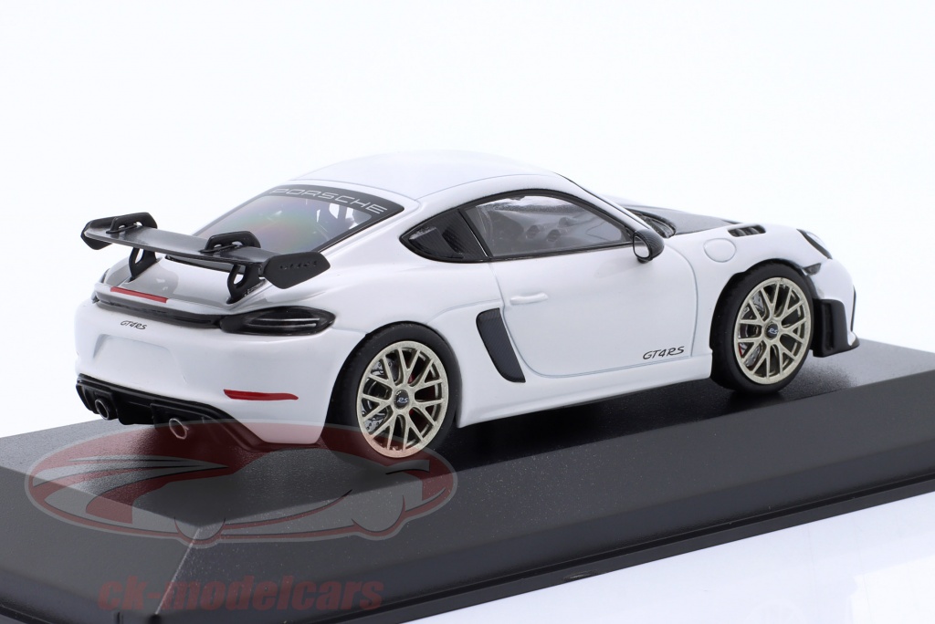 Minichamps 1:43 Porsche 718 (982) Cayman GT4 RS 2021 white / Neodymium ...
