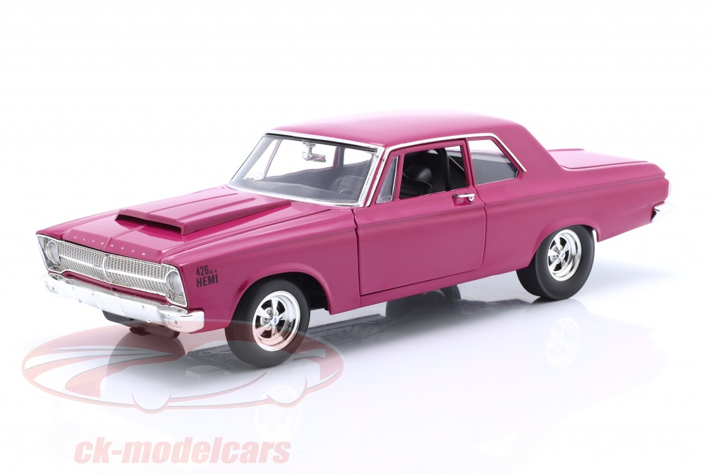 GMP 1:18 Plymouth AWB "Moulin Rouge" Année de construction 1965 rose ...