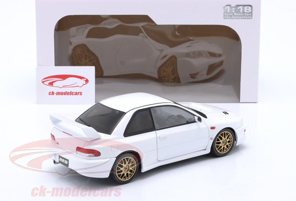 Solido 1:18 Subaru Impreza 22B RHD Construction year 1998 white ...