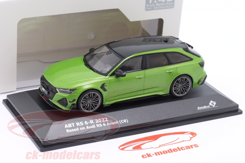 Solido 1:43 Audi RS 6-R Abt year 2020 Java green S4310705 model car ...