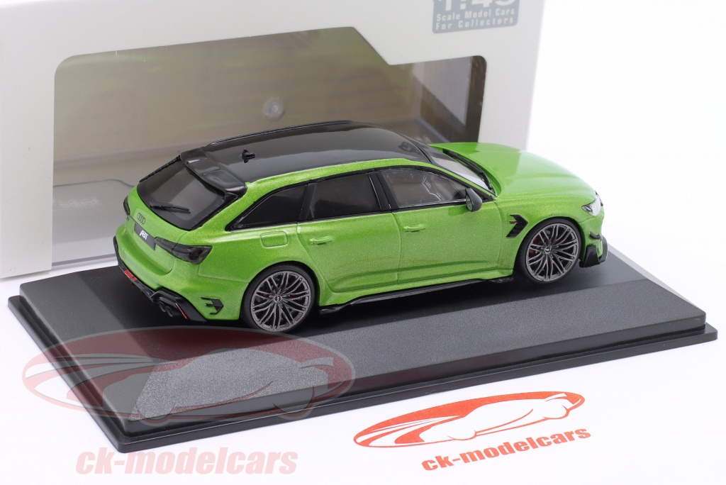 Solido 1:43 Audi RS 6-R Abt Ano de construção 2020 Java verde S4310705 ...