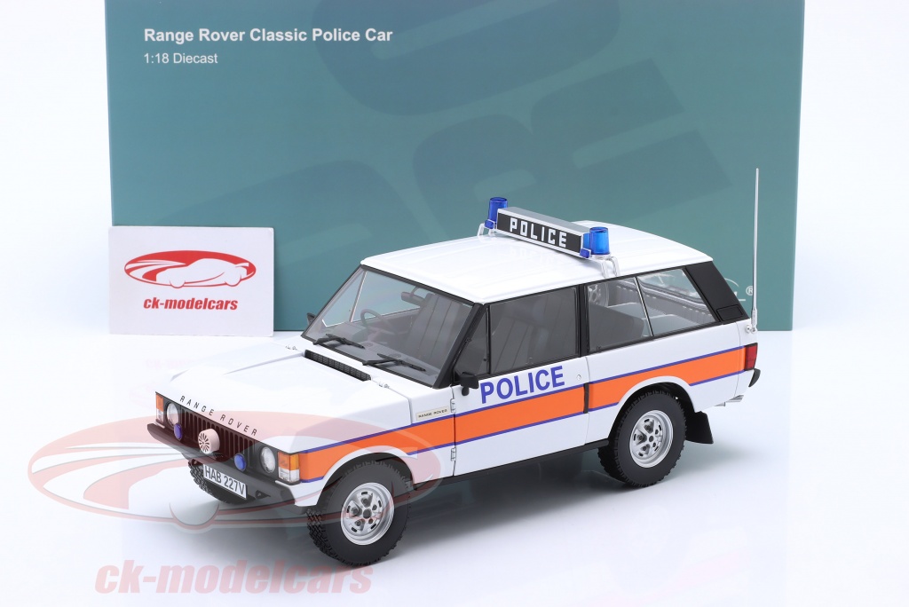 Almost Real 1:18 Range Rover Classic Police 1970 white / orange ...
