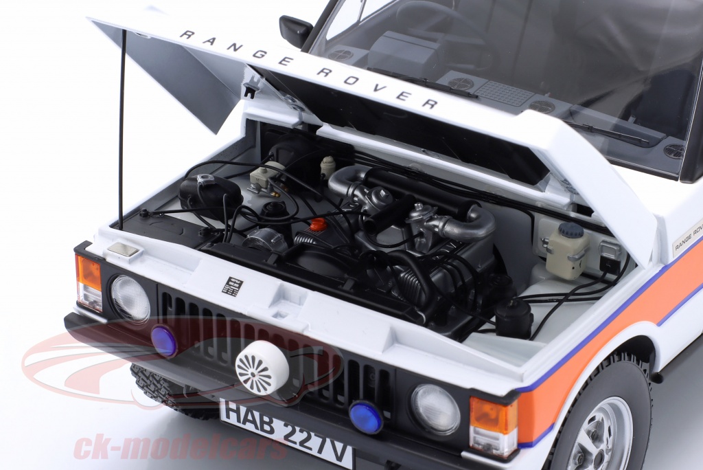 Almost Real 1:18 Range Rover Classic Police 1970 white / orange ...