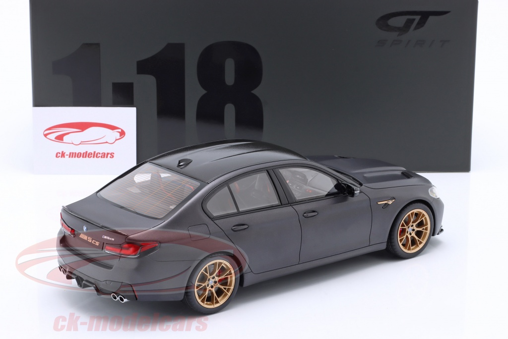 GT-SPIRIT 1:18 BMW M5 CS (F90) 建设年份 2021 乏味的 深灰色 GT893 模型 汽车 GT893 ...