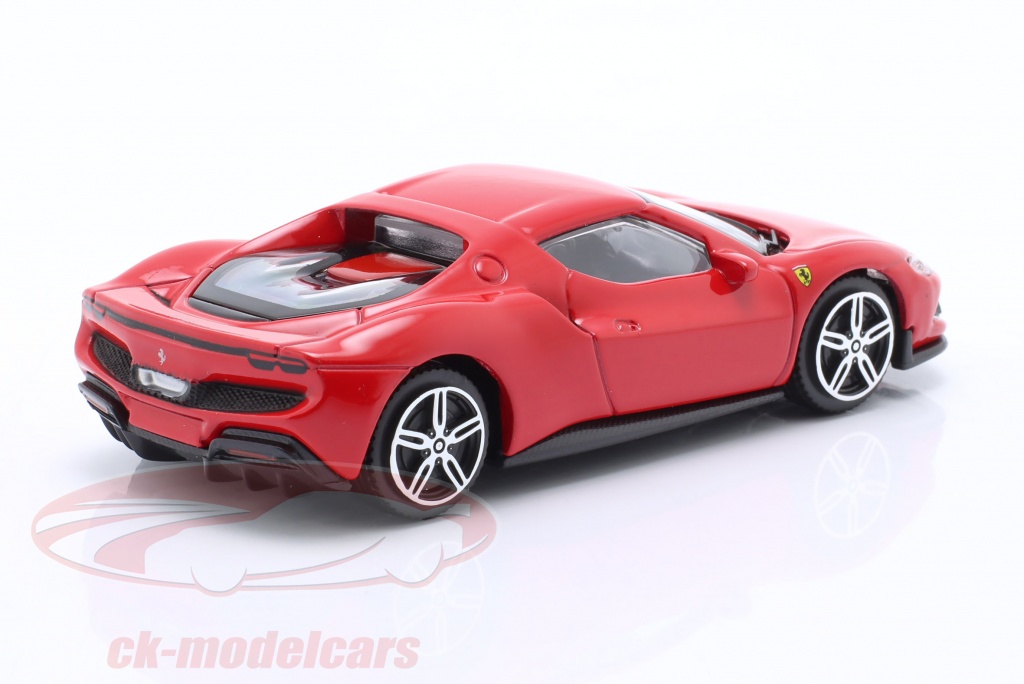 Bburago 1:43 Ferari 296 GTB Byggeår 2022 rød 18-36055 model bil 18 ...