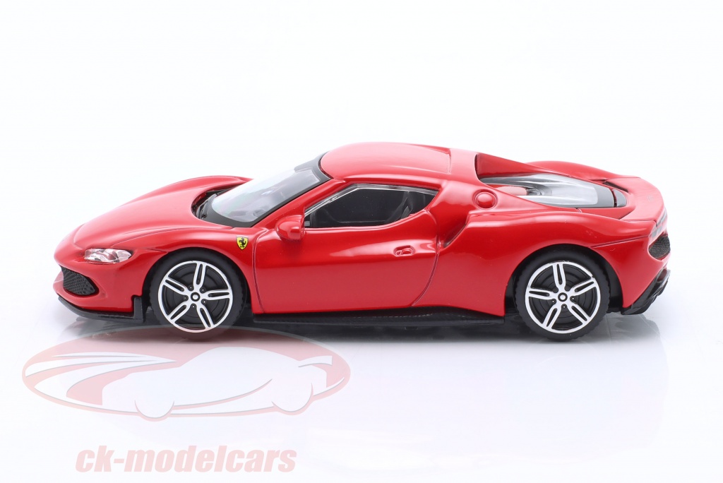 Bburago 1:43 Ferari 296 GTB Baujahr 2022 rot 18-36055 Modellauto 18 ...