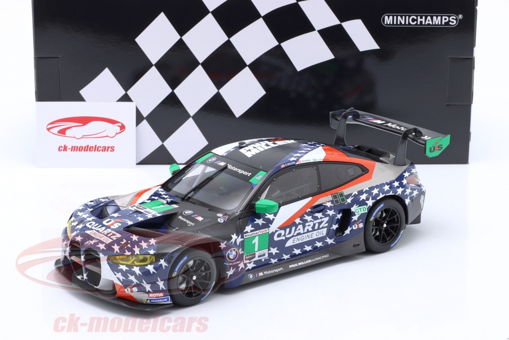 Minichamps 1:18 BMW M4 GT3 #1 6h Watkins Glen IMSA 2022 Paul Miller ...