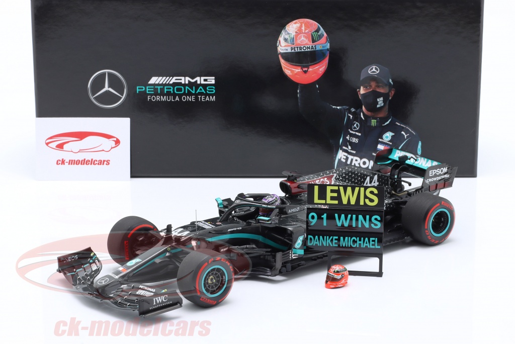 Minichamps 1:18 L. Hamilton Mercedes-AMG F1 W11 #44 91st Win Eifel GP Formula 1 2020 113201144 ...