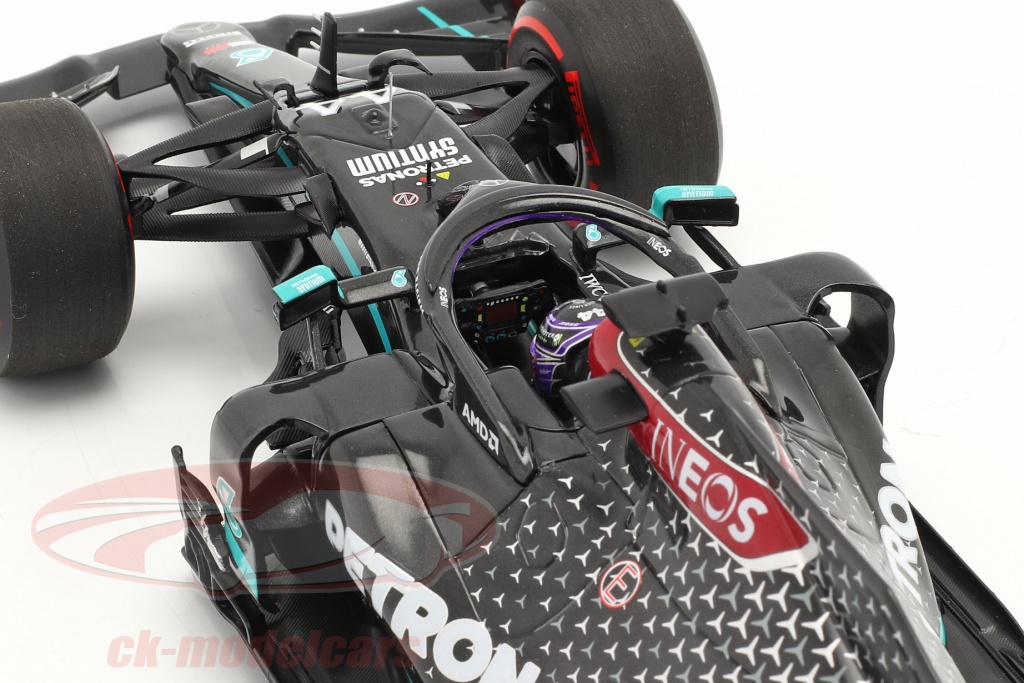 Minichamps 1:18 L. Hamilton Mercedes-AMG F1 W11 #44 91e Win Eifel GP formule 1 2020 113201144 ...