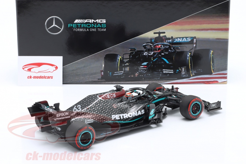 Minichamps 1:18 George Russell Mercedes-AMG F1 W11 #63 Sakhir GP formula 1 2020 113201663 model ...