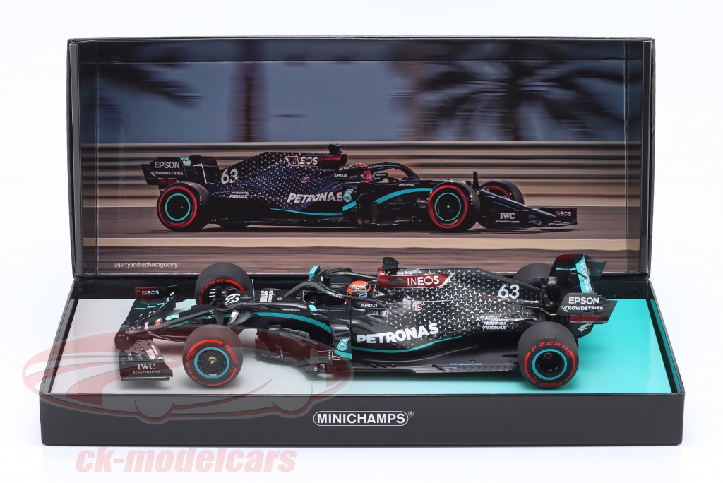 Minichamps 1:18 George Russell Mercedes-AMG F1 W11 #63 Sakhir GP formula 1 2020 113201663 model ...