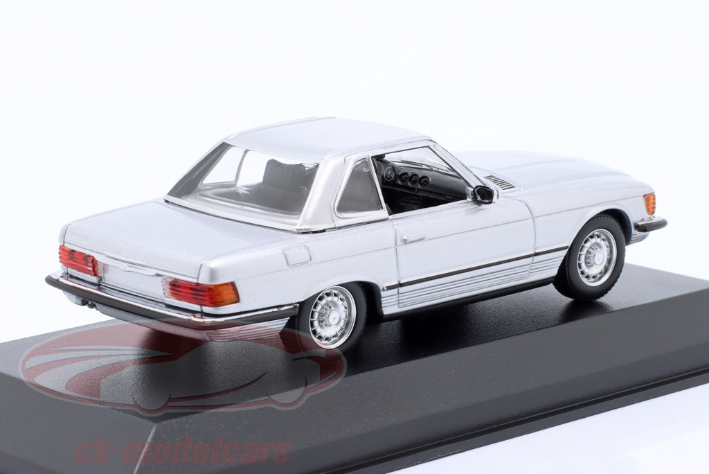 Minichamps 1:43 Mercedes-Benz 350 SL (R107) Hardtop year 1974 silver ...