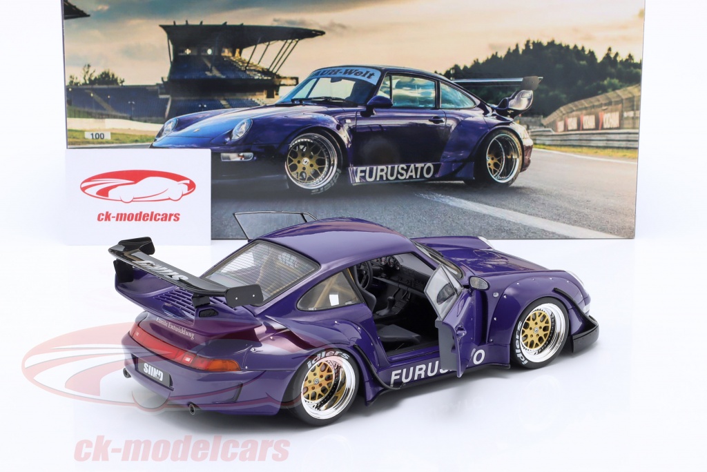 WERK83 1:18 Porsche 911 (993) RWB Rauh-Welt Furusato Sidney Hoffmann W1807001 model bil W1807001 ...