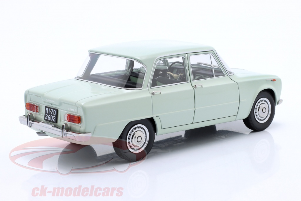 Mitica 1:18 Alfa Romeo Giulia 1.6 Ti year 1962 light green MITICA200021 ...