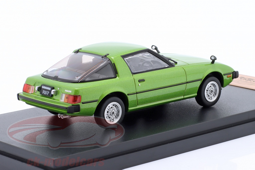 Hachette 1:43 Mazda RX-7 Savanna year 1978 green metallic magJPSavanna ...