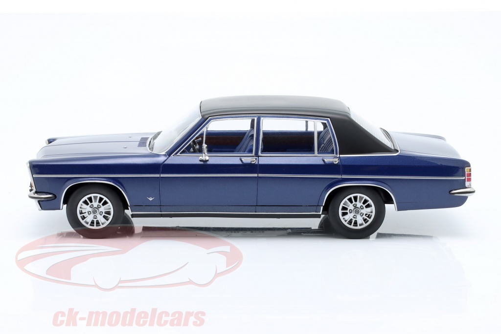 ModelCarGroup 1:18 Opel Diplomat B blue metallic / black frosted ...