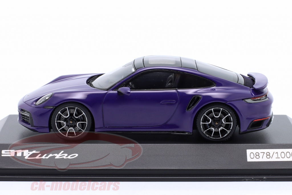 Spark 1:43 Porsche 911 (992) Turbo ultra paars WAP0201610PTRB model ...