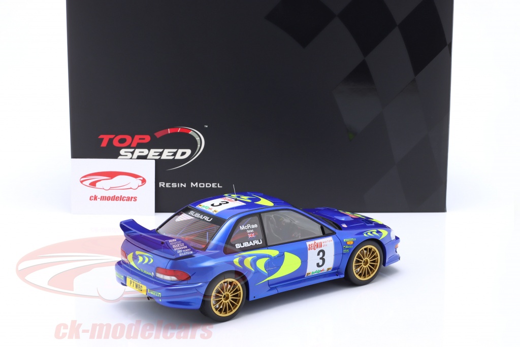 True Scale 1:18 Subaru Impreza S5 WRC 97 #3 winnaar Rallye SanRemo 1997 ...