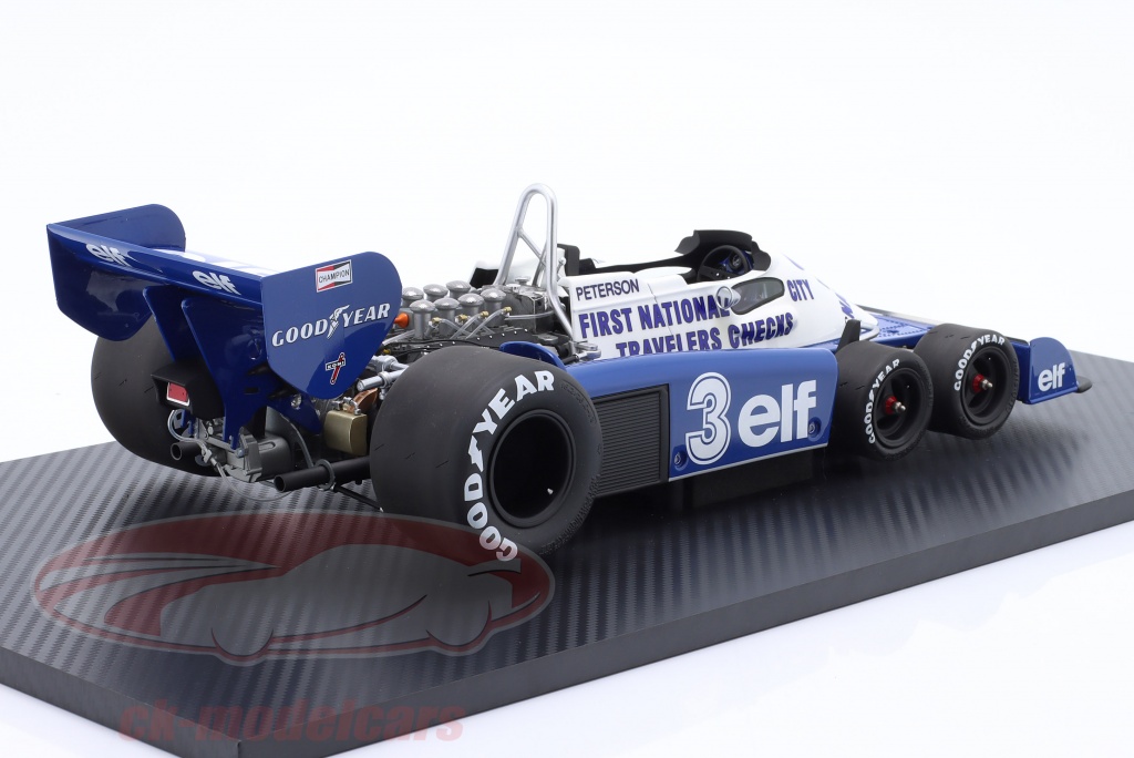 True Scale 1:12 Ronnie Peterson Tyrrell P34 #3 Monaco GP формула 1 1977 TSM120012 модель ...