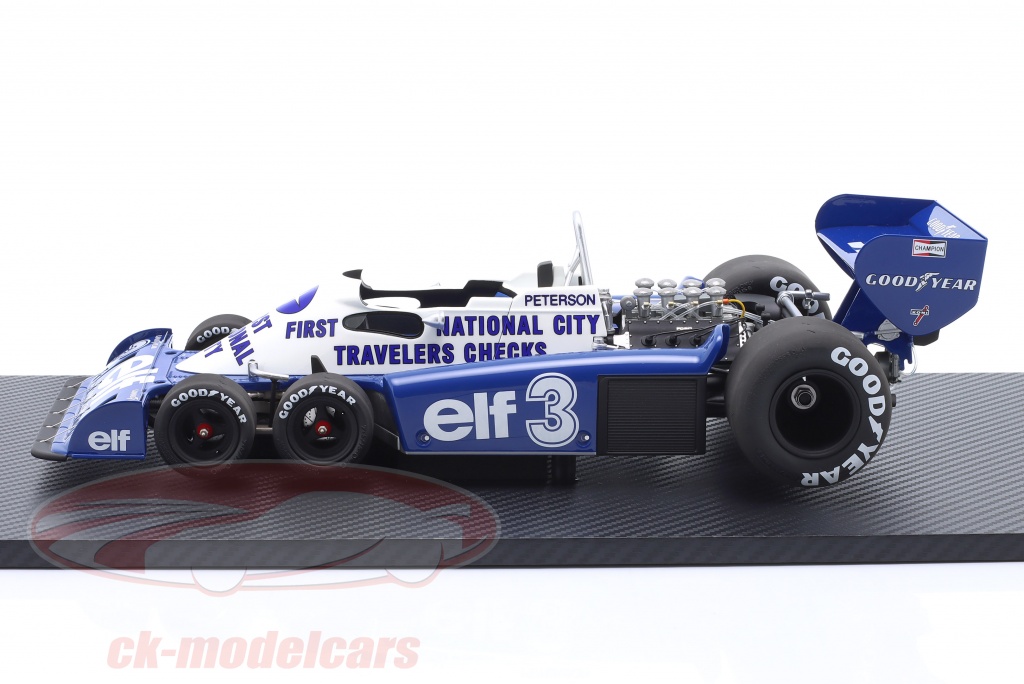 True Scale 1:12 Ronnie Peterson Tyrrell P34 #3 Monaco GP формула 1 1977 TSM120012 модель ...
