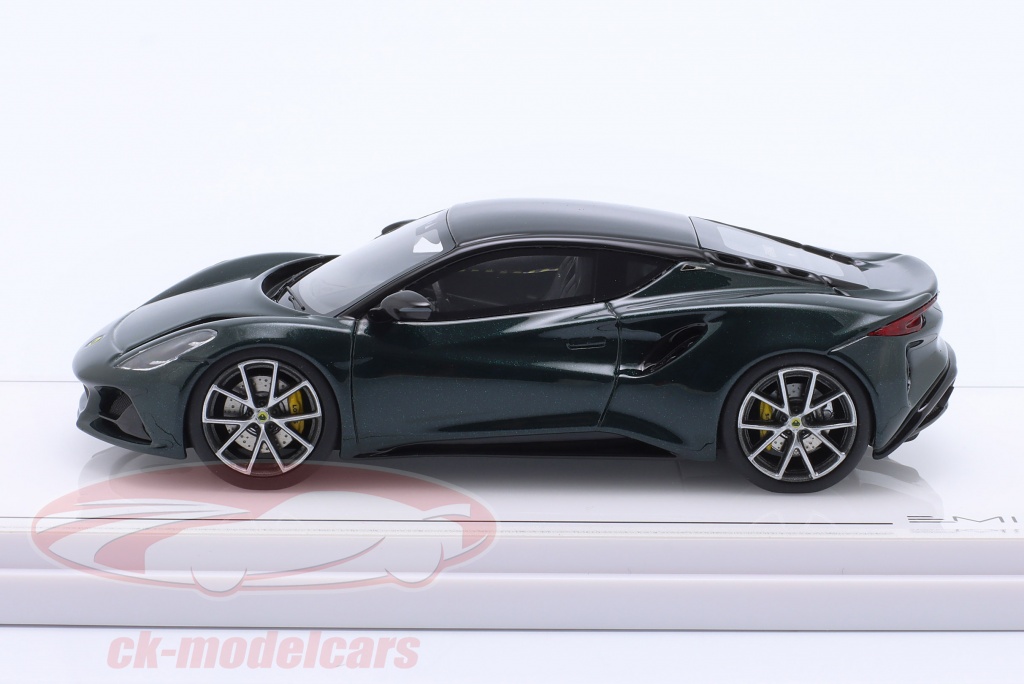True Scale 1:43 Lotus Emira Bouwjaar 2022 donkergroen metalen TSM430666 ...