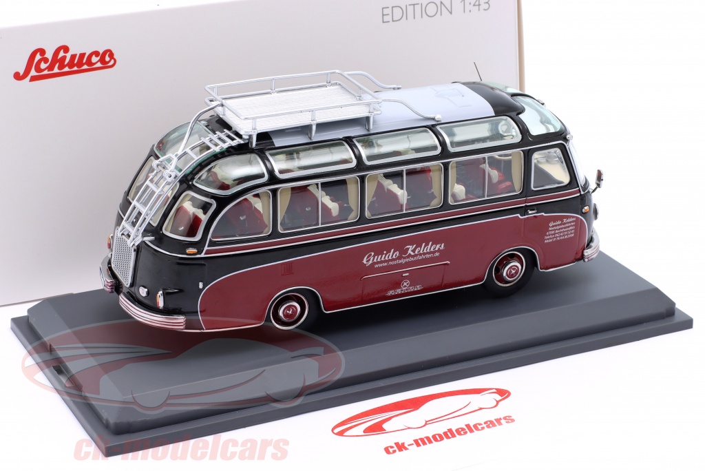 Schuco 1:43 Setra S6 Bus braun / rot 450284300 Modellauto 450284300 ...