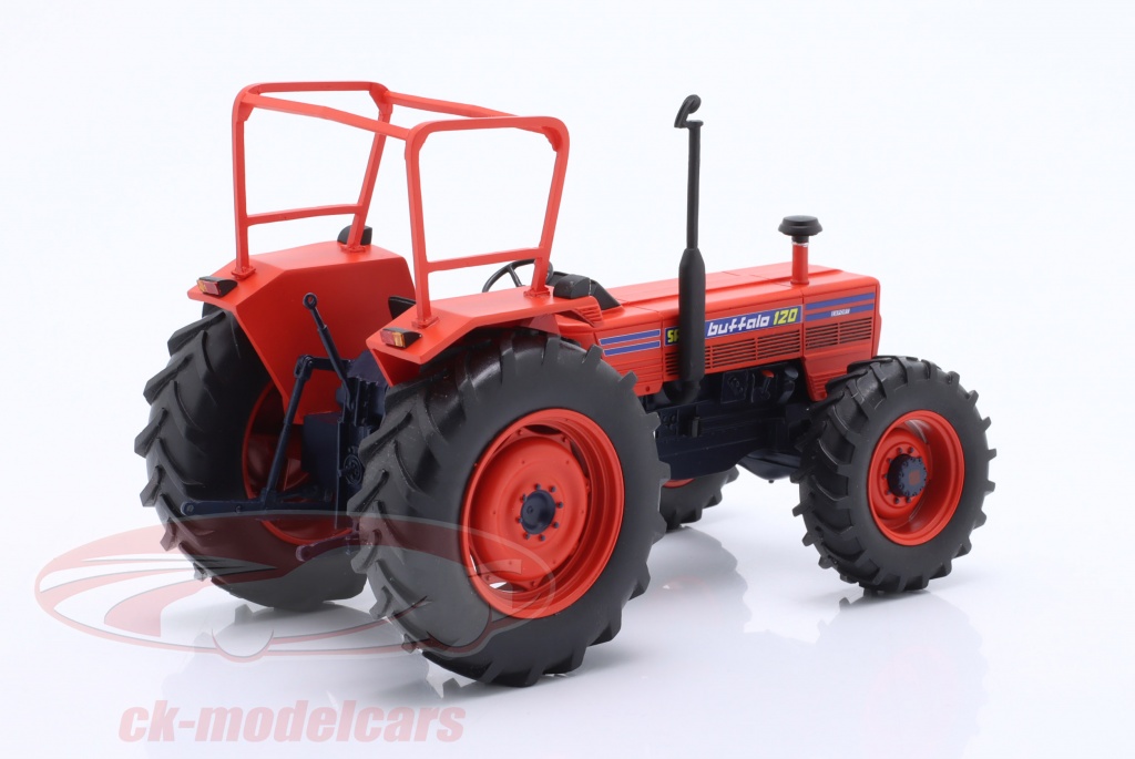 Schuco 1:32 SAME Buffalo 120 tractor with Roll bar red 450916900 model ...