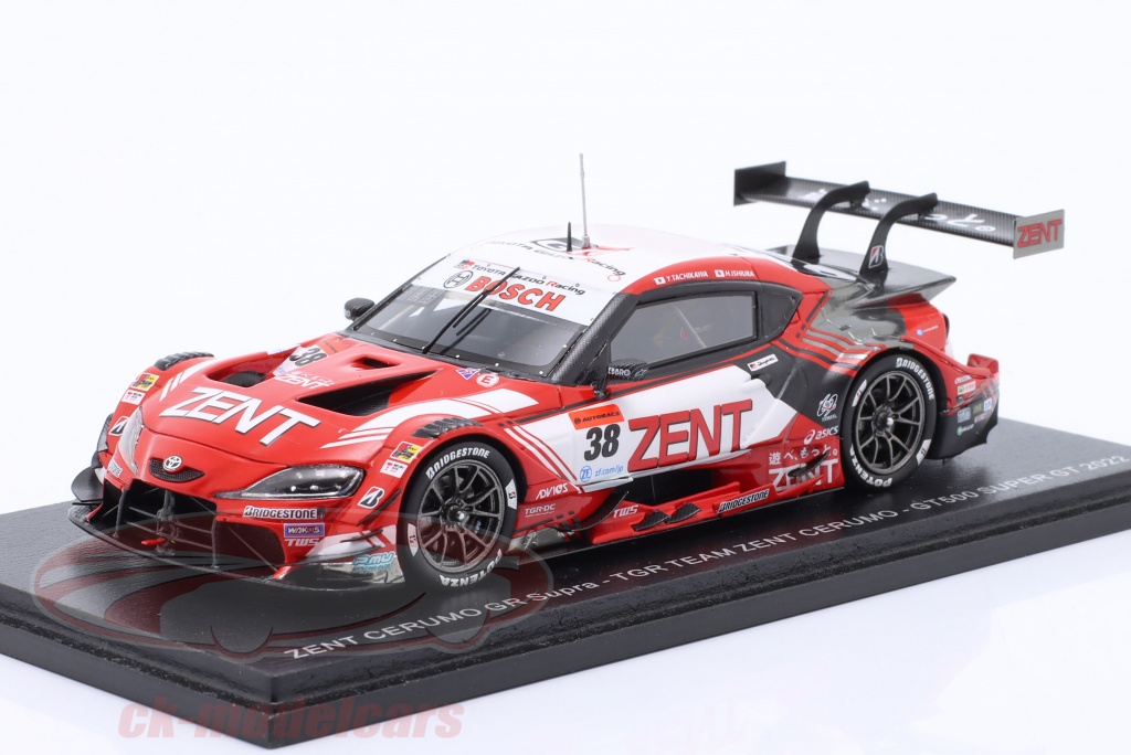 Spark 1:43 Toyota GR Supra #38 GT500 Super GT 2022 Tachikawa, Ishiura SGT032 モデル 車 SGT032 ...