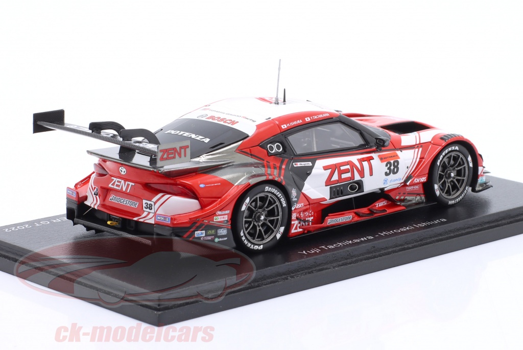 Spark 1:43 Toyota GR Supra #38 GT500 Super GT 2022 Tachikawa, Ishiura SGT032 モデル 車 SGT032 ...