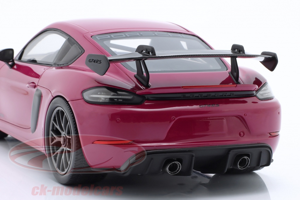 Spark 1:18 Porsche 718 (982) Cayman GT4 RS 2021 stjerne rubin ...