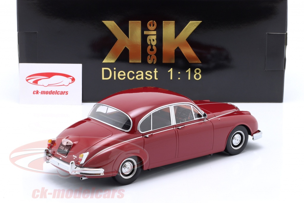 KK-Scale 1:18 Daimler 250 V8 RHD Baujahr 1962 rot KKDC181036 Modellauto ...