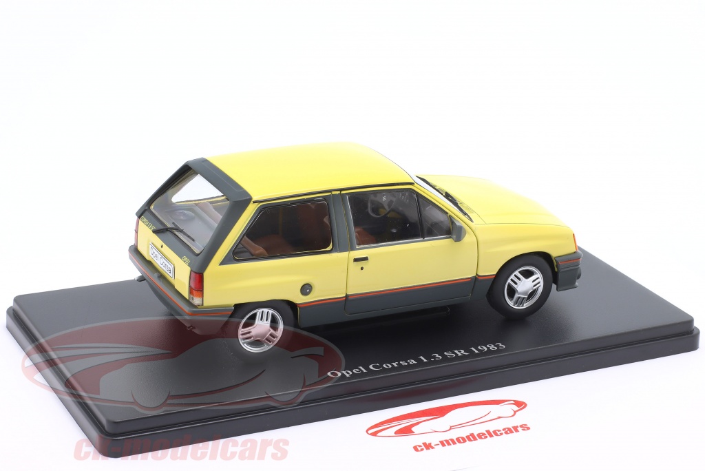 Hachette 1:24 Opel Corsa 1.3 SR 建设年份 1983 黄色的 G1648017 模型 汽车 G1648017 ...