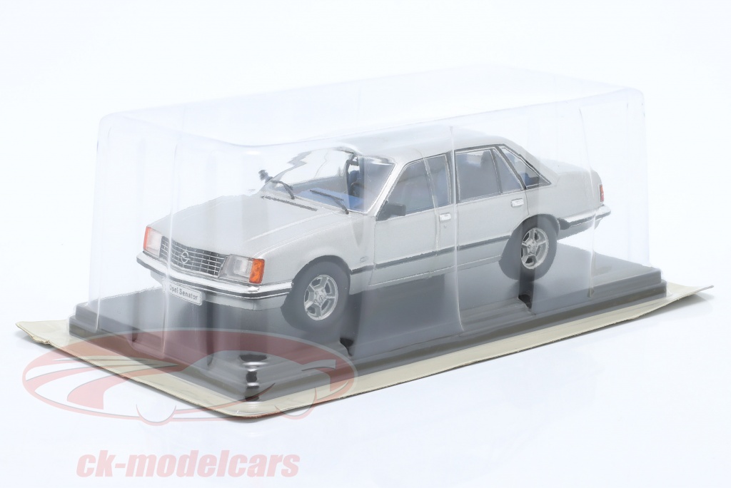 Hachette 1:24 Opel Senator 3.0 E year 1978 silver G1648020 model car G1648020 AB24P020